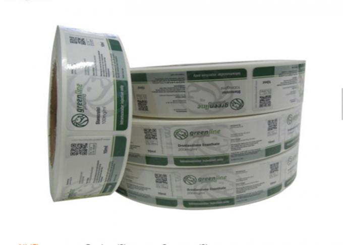 10ml Vial Custom Adhesive Labels Medication Package Full Color Printing