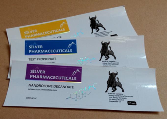 Laboratory 10ml Vial Labels , Laser Pharma Vinyl Label Stickers ...