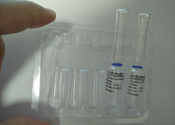 Clear Empty Glass Vial Labels Hair Or Ginseng Ampoule For Injection