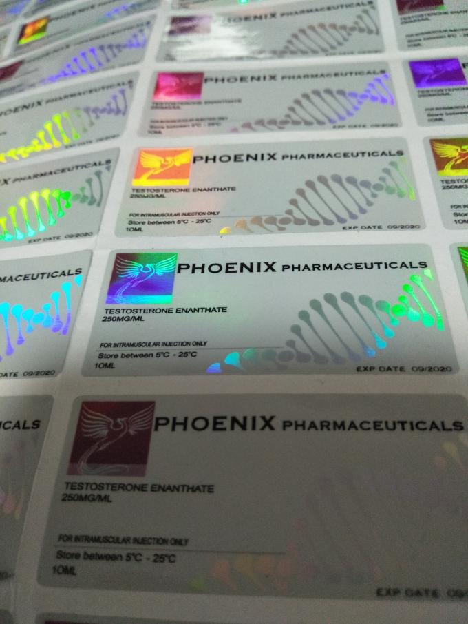 Phoenix Pharmacetical Injection Custom Vial Labels With Laser Hologram ...