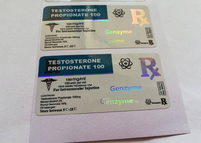 Hologram Medication Label Stickers For Injection Vial vial 10ml Bottles