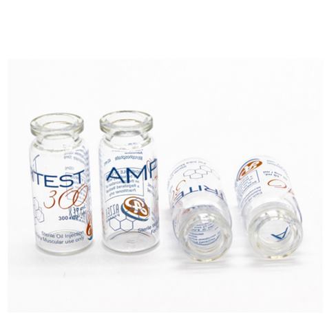 Transparent Color Glass Vial Labels For 10 Ml Sterile Multiple Dose Vial