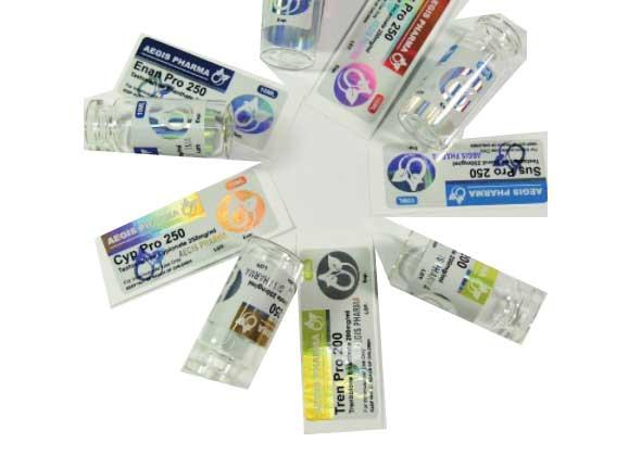 Compact Adhesive vial Vial Sticker Label Printing For Different Designs