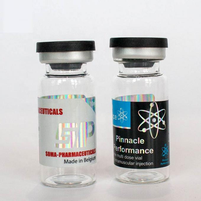 Laboratory Glass Vial Labels Custom Size Waterproof For sust 250MG