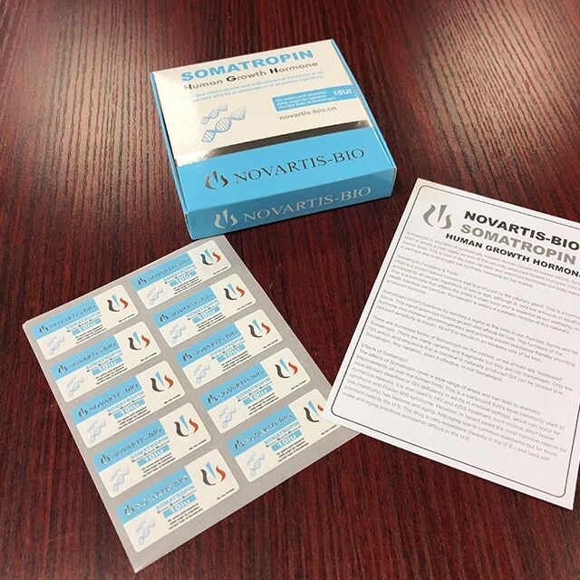 Glossy 2ml HGH 10IU Pharmaceutical Steroid Vial Labels