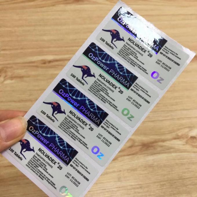 Matte Lamination 50ml Sarms Oral vial Vial Labels