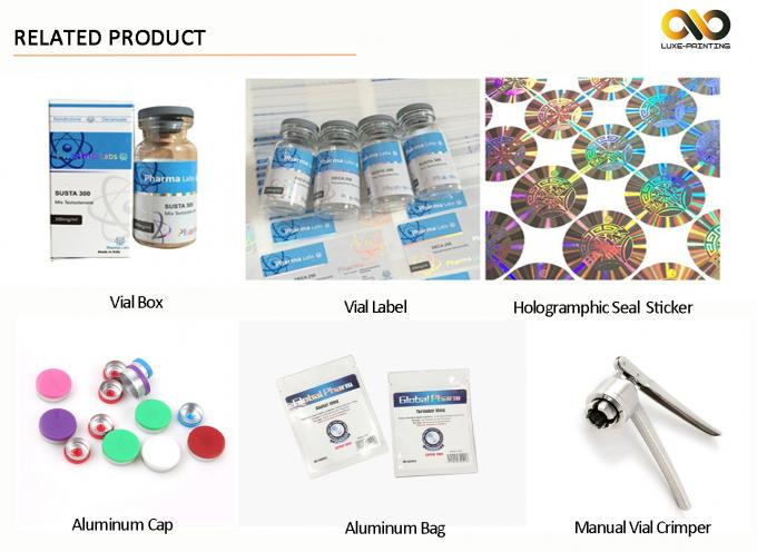 Matte Lamination 50ml Sarms Oral vial Vial Labels