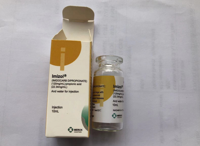 Imizol Imidocarb Dipropionate 12 Mg/Ml Propionic Acid Labels And Boxes