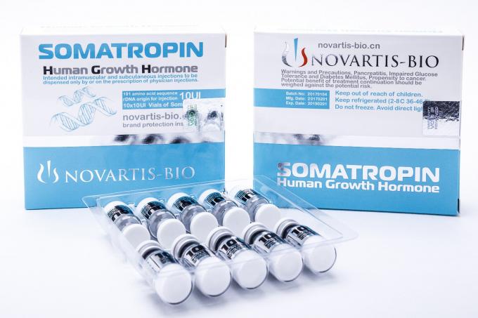 CMYK Printing Somatropin 10x10IU Labels And Boxes With Blister 2mlx10pcs