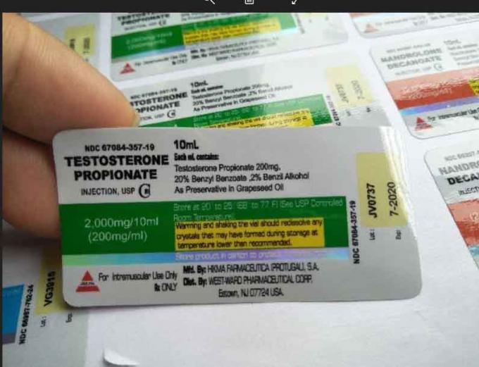 tren Enanthate 200mg vial Vial Labels Pharmaceutical