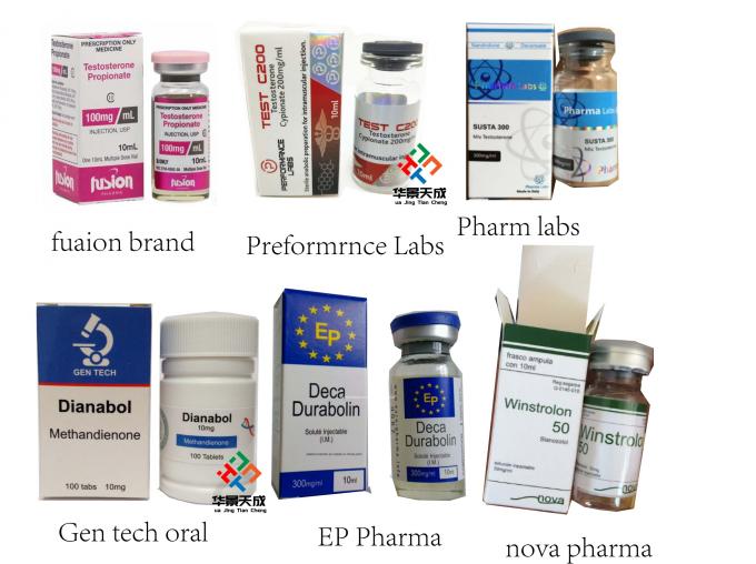 sust 250mg 10ml Pharmacy Glass Vial Labels Laser Materials