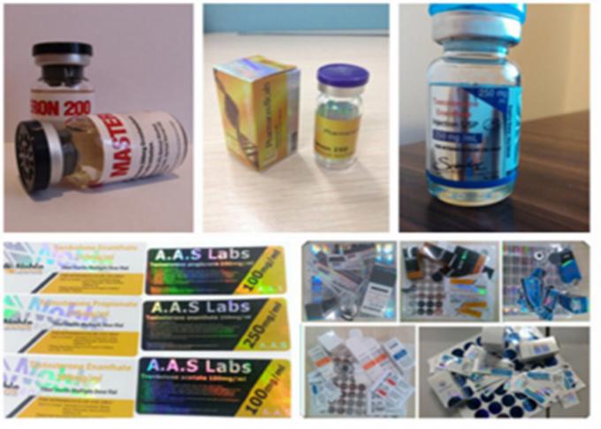 10ml Vial Laser Adhesive Labels Hologram Sticker vial Package Custom ...