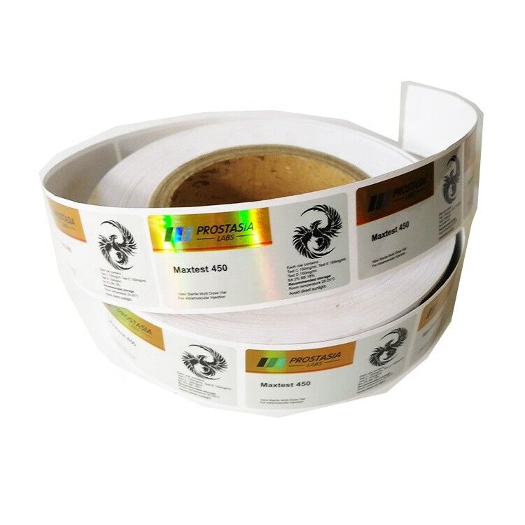 Roll 10ml Vial Labels Stickers For Pharmacy Peptide Injections Vials ...