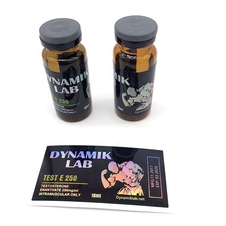 Test 250 Bottle Label 10ml Vial Label Sticker Printing For Injection ...