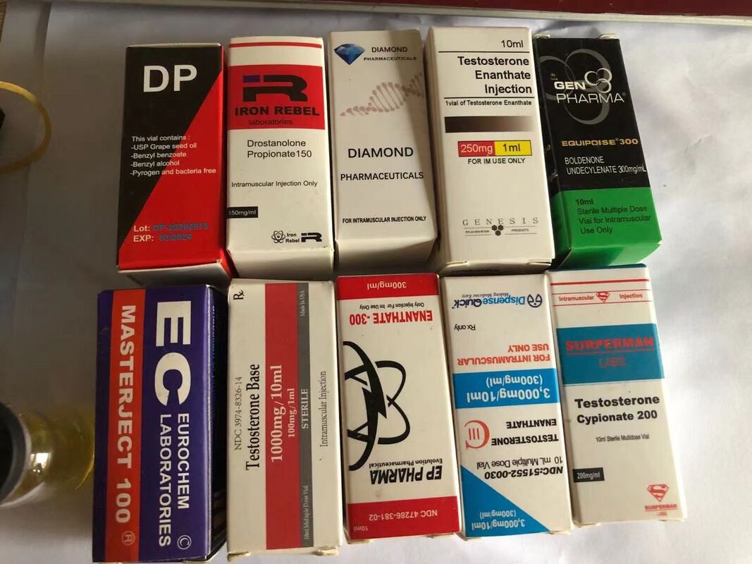 Free Design 10ml Vial Boxes for Sterode Test Cyp Vials Packing Custom ...