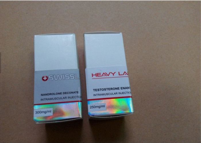Laser Foil Stamped 10ML Vial Boxes Foldable Paper For 10 Ml Glass Bottle