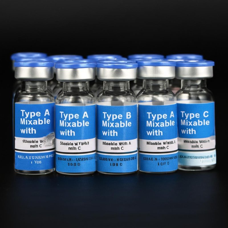 Water-Resistant Glass Vial Labels with Custom Logo & UV Protection