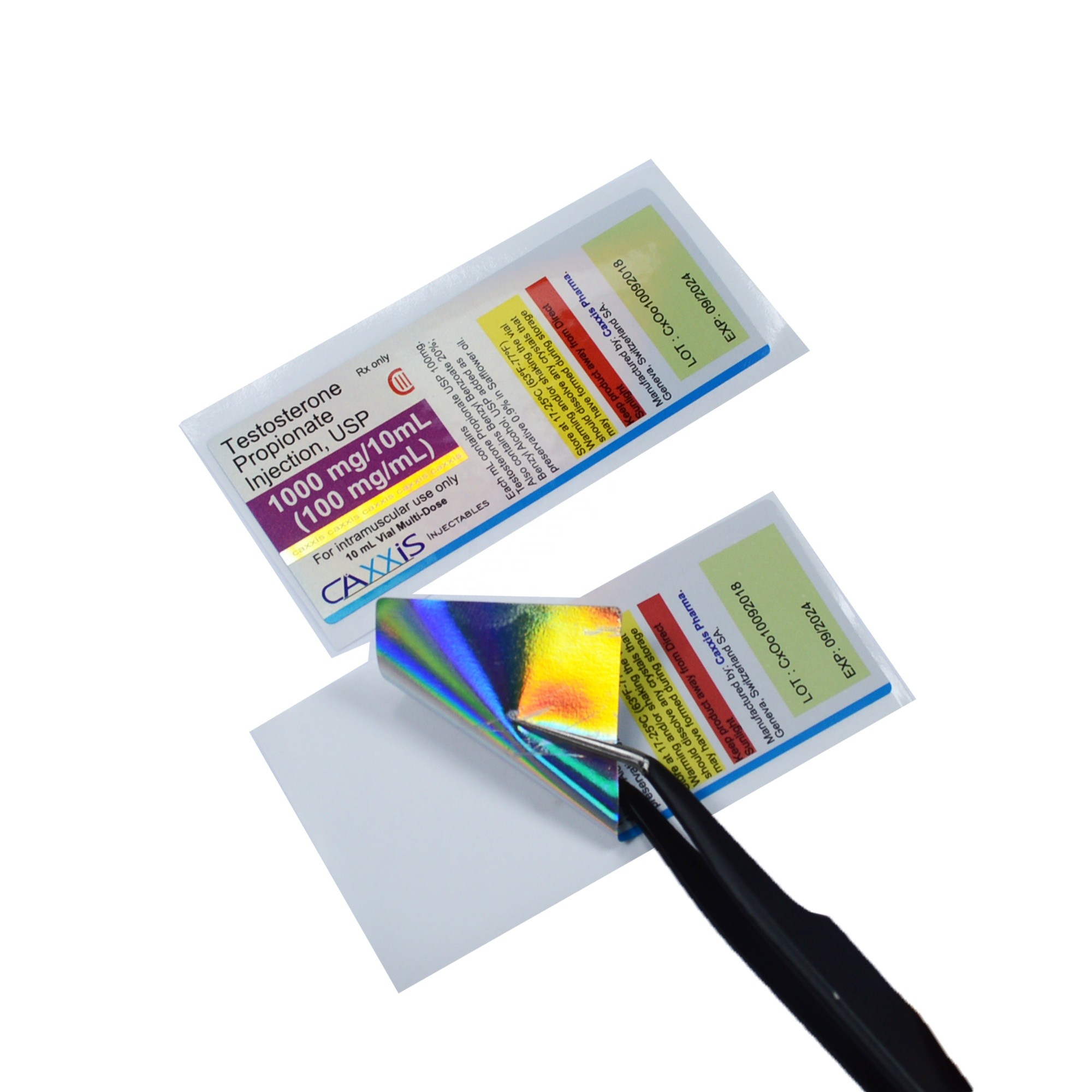 Medicine Packaging Glass 10ml Vial Labels For vial Bottle